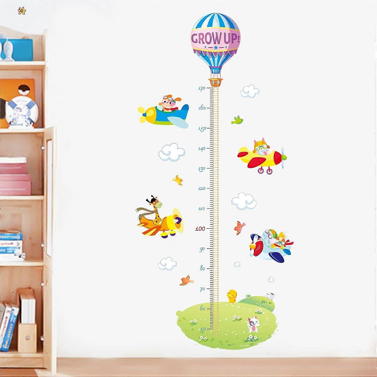 50 to 170 cm Animal Height Chart Hot Air Balloon Height Chart Animal ...