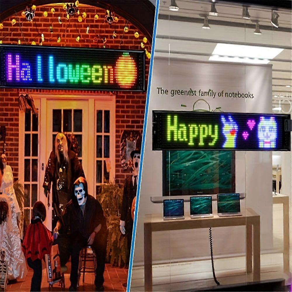 [Wireless App Control LED Sign] Wireless App Control Programmable LED ...