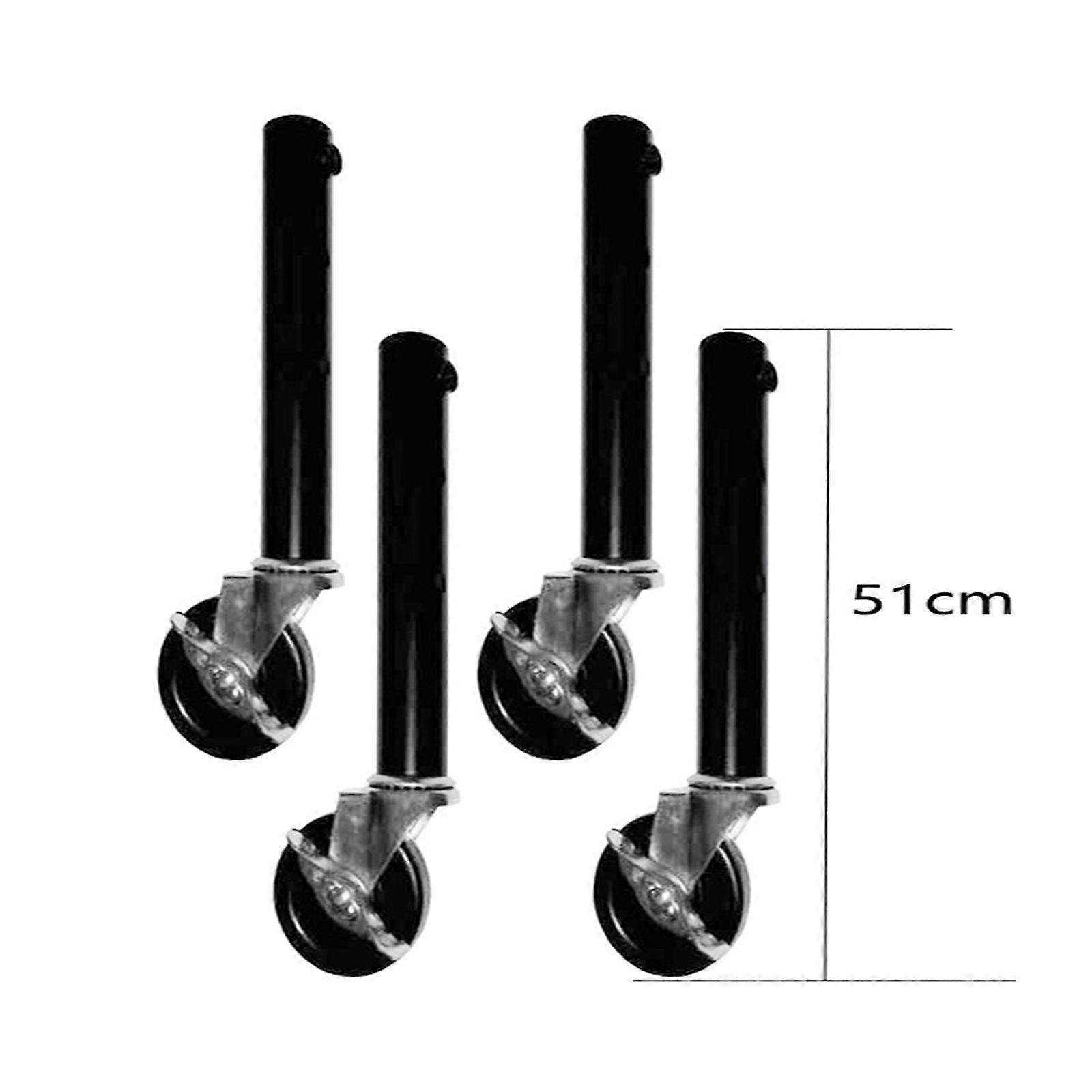 4Pcs Table Leg Extenders Table Leg Extensions with Caster Wheels ...