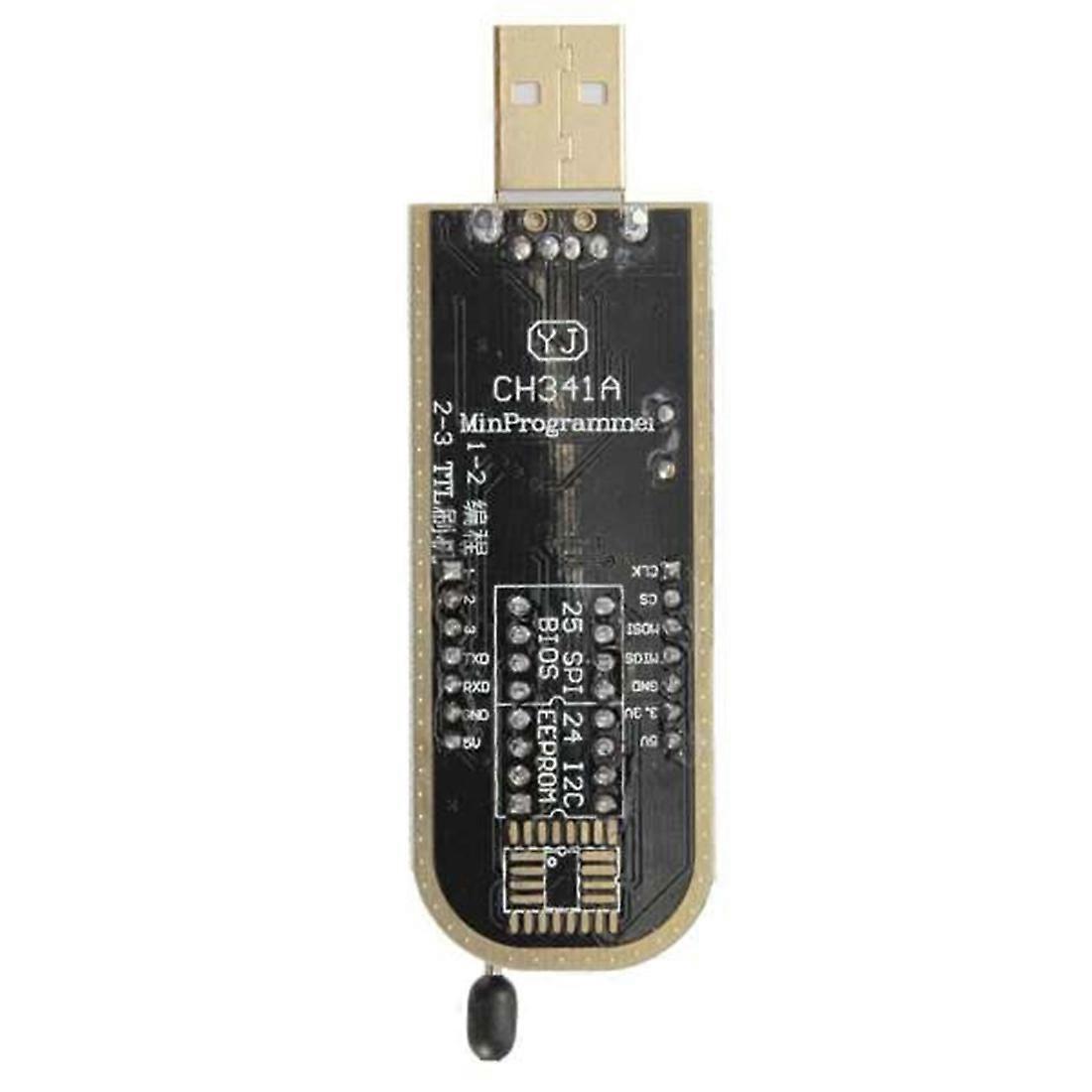 CH341A 24 25 Series EEPROM Flash BIOS USB Programmer Module + SOIC8 ...