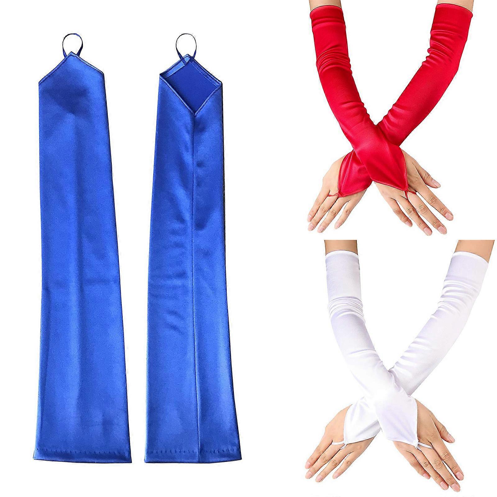 Gloves Fashion Prom Gloves Stage Performer Gloves Party Costume Gloves ...