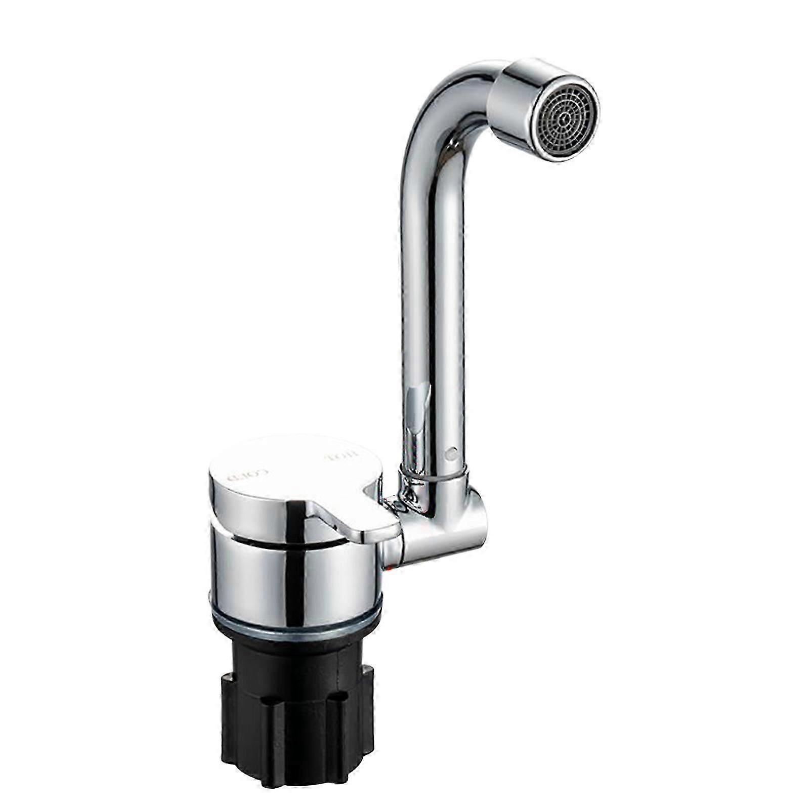 360° Swivel RV Faucet for Motorhomes - Foldable Kitchen Tap with Hot ...