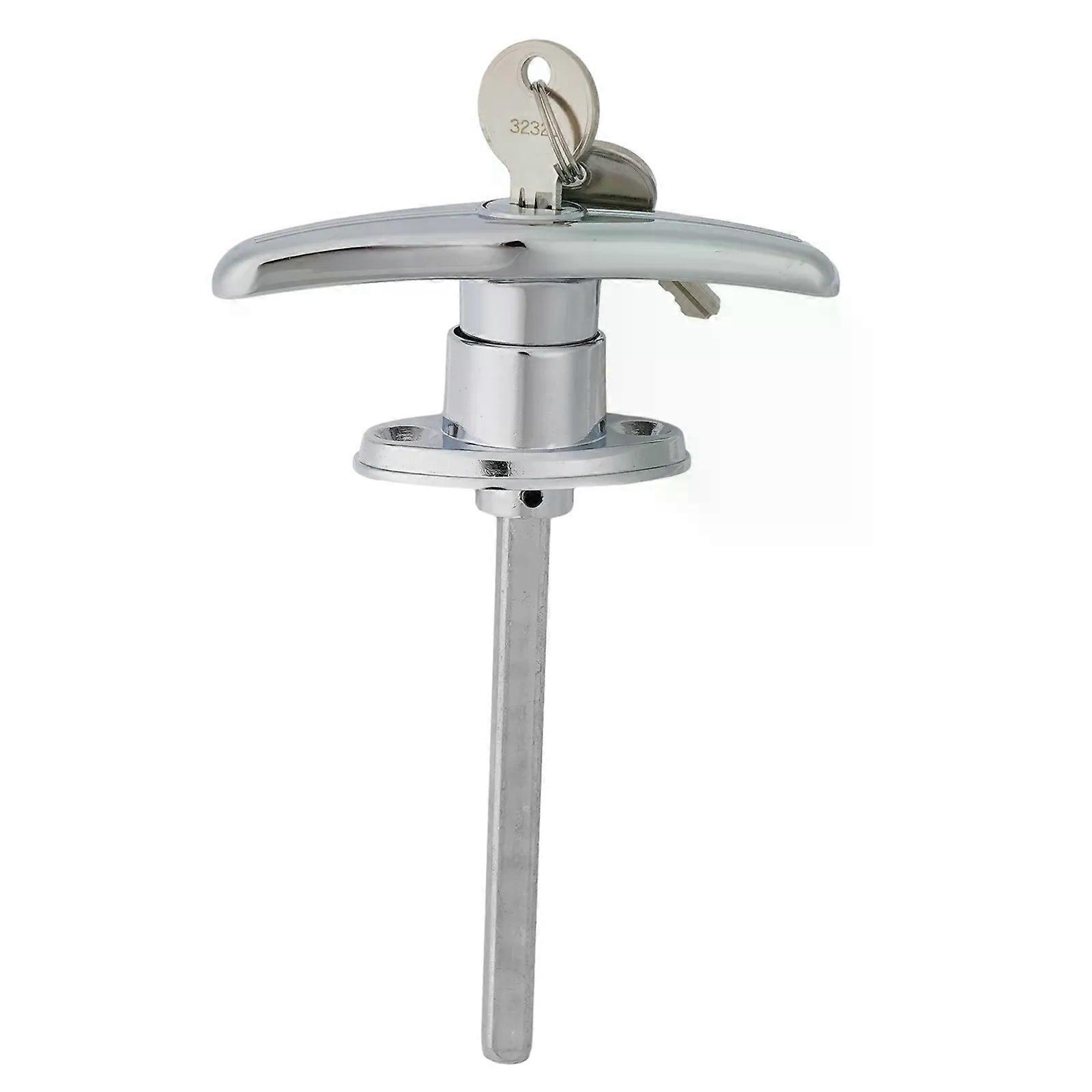 T Handle Lock Garage Door Lock Rustproof For Chassis Cabinet Door For ...