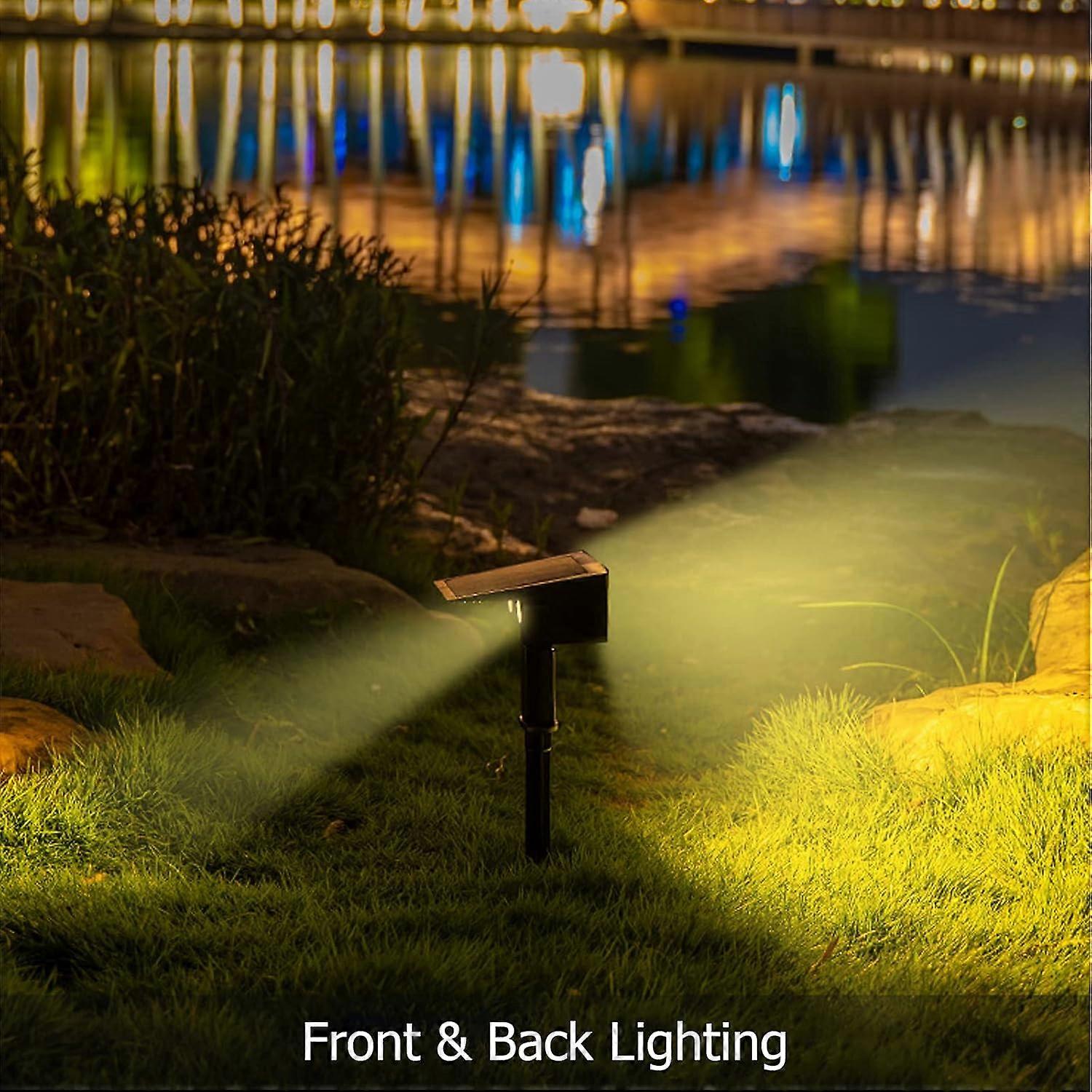 Solar Spotlights Outdoor Wireless, 43 LED High-Efficient Solar Panels ...