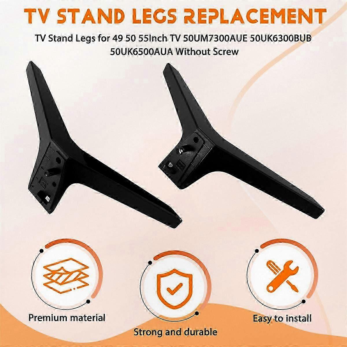 TV Stand Legs Replacement for LG 49 50 55 Inch TV, Compatible with LG ...
