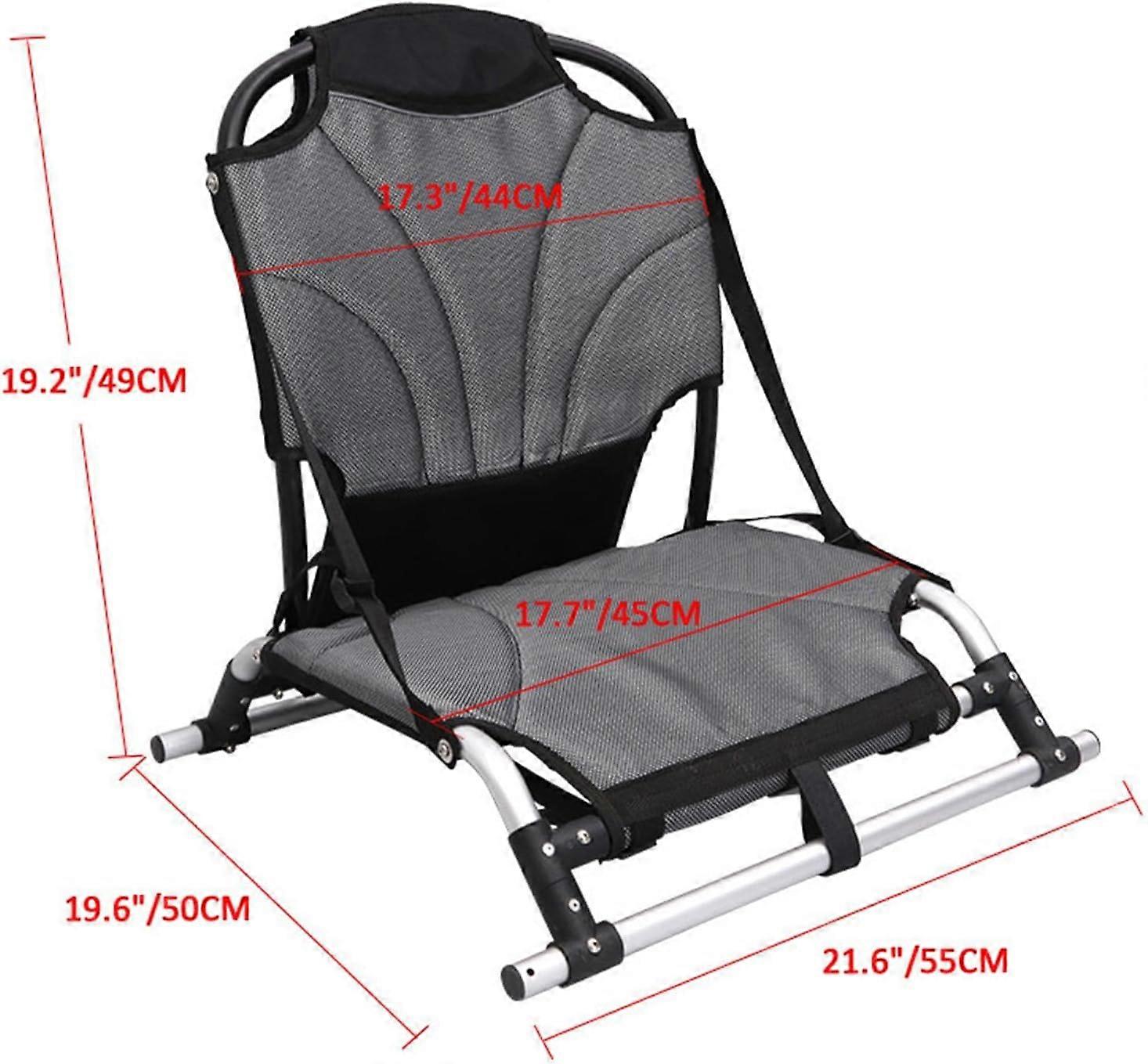 Kayak Seat, Canoe Backrest Seat with Backrest Support, Foldable ...
