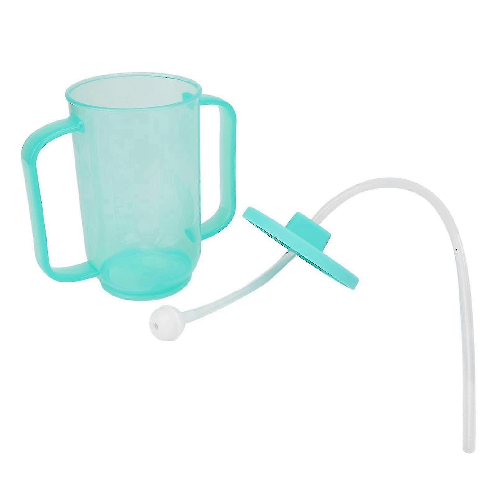 Adult Sippy Cup Spill Proof Convalescent Feeding Drinking Cup with Dual ...