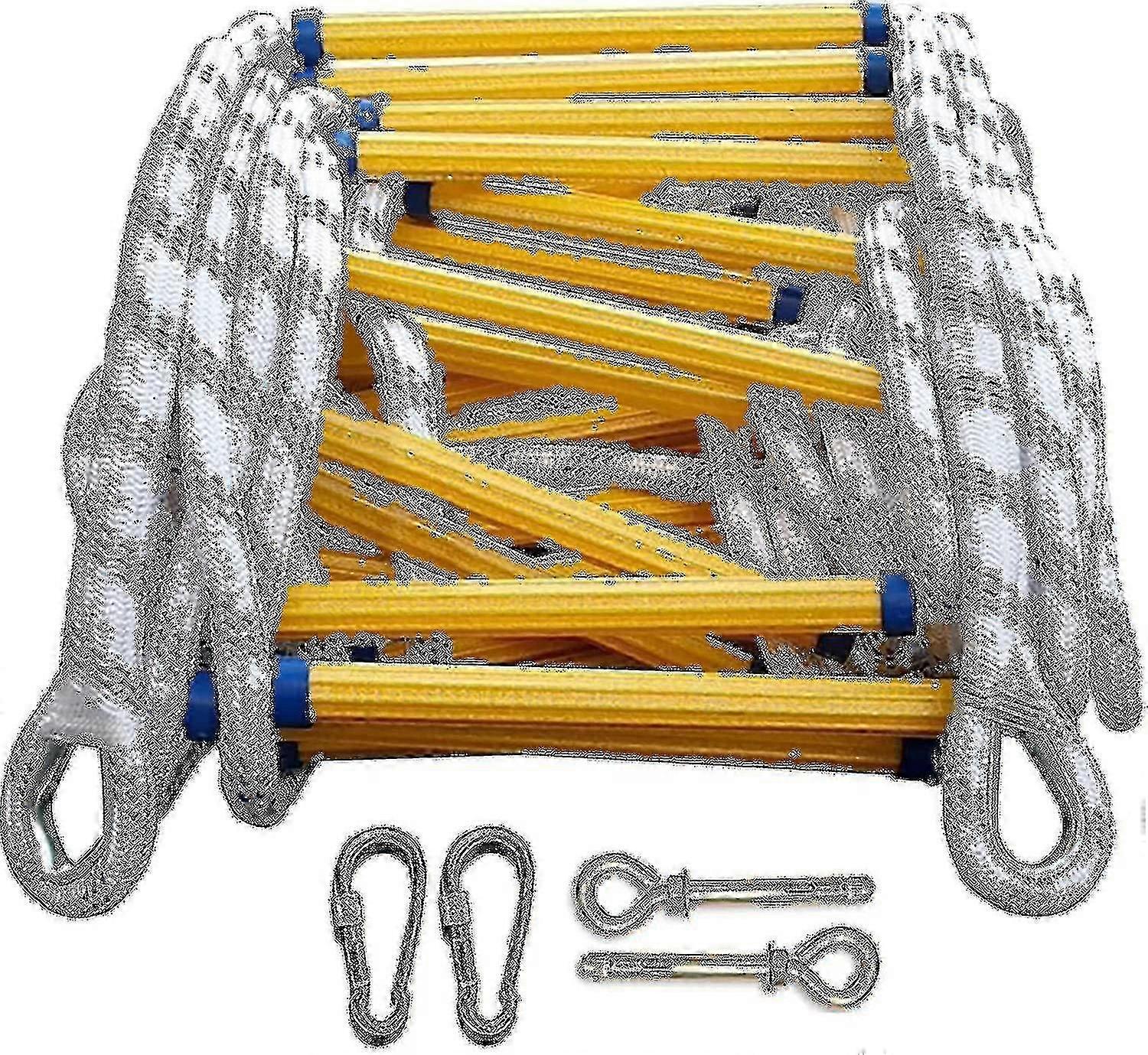 5m Fire Escape Ladder, Fire Escape Rope Ladder Flame Resistant ...