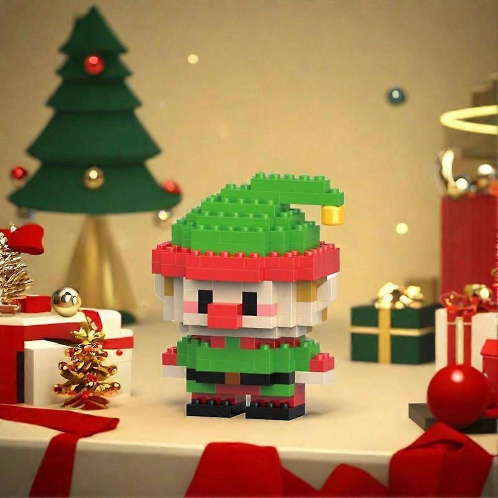Xmas Micro Building Blocks Set for Adults & Kids, DIY Mini Brick Dolls ...