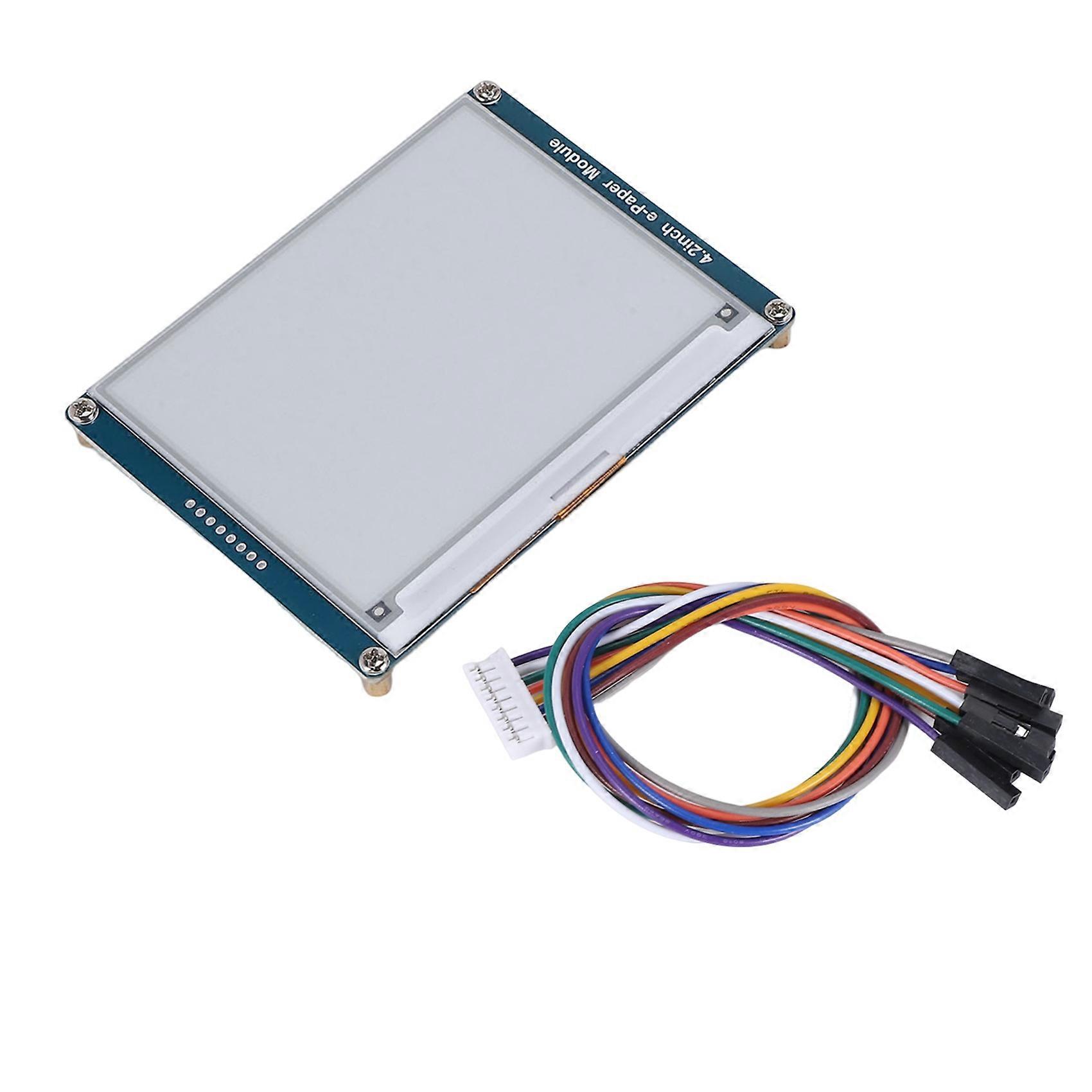 Waveshare 4.2 Inch E-Ink Display Module for Raspberry Pi 4 B E-Paper ...