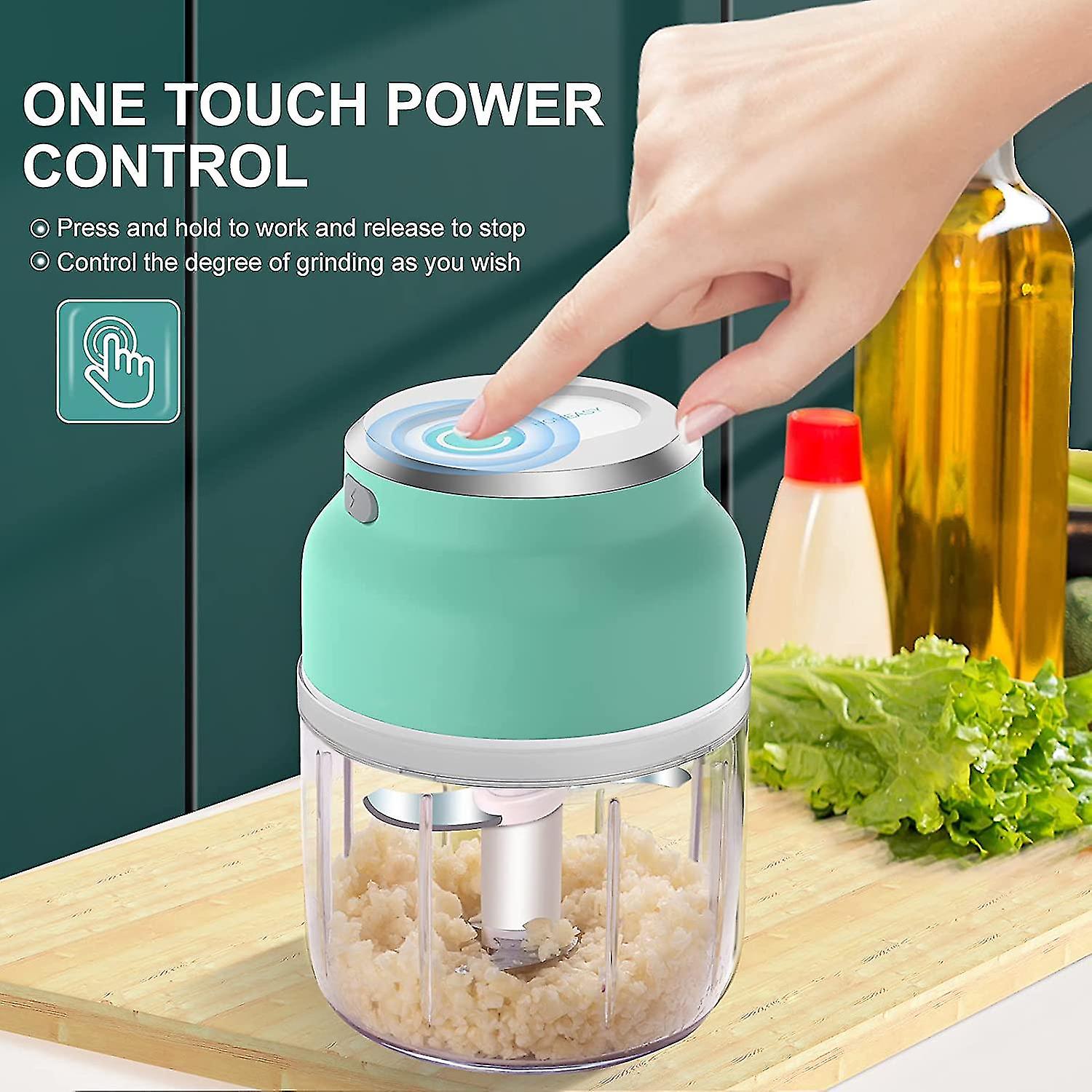Mini Chopper, Electric Mini Food Processor, Small Garlic Chopper With ...