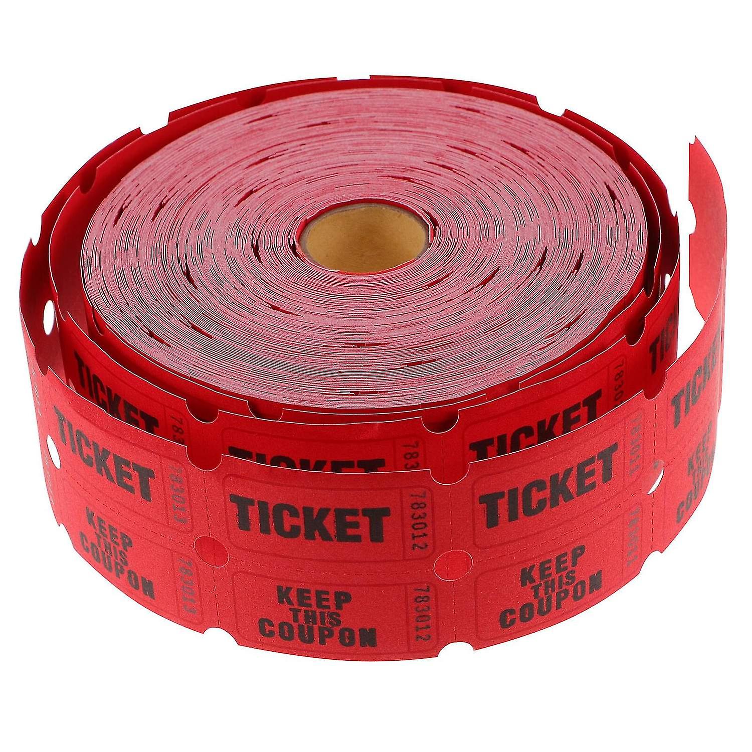 1 Roll Of Raffle Tickets Roll Amusement Park Tickets Universal Tickets ...