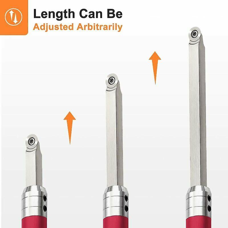 Carbide Wood Turning Tool Set - Wood Lathe Tools with Round, Square and ...