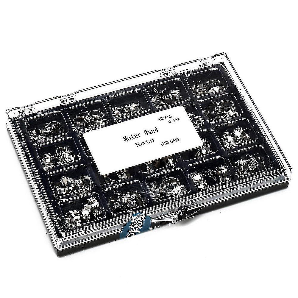 80pcs/box Orthodontic Dental Band Set Stainless Steel Molar Buccal Tube ...