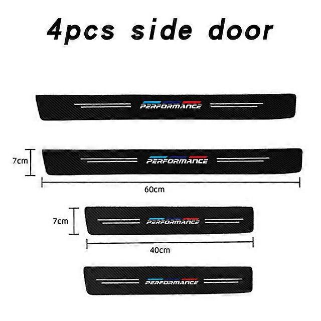 Motor Vehicle Parts Car Door Sill Stickers Accessories For BMW M Power Performance E46 e39 E90 ...