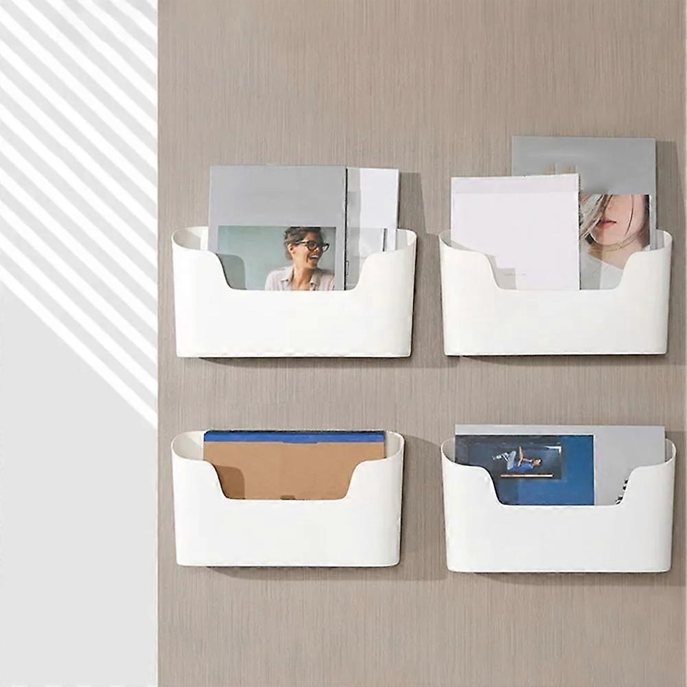 Kitchen Wall Mounted Sticky Storage Rack Cabinet Door Storage Box ...