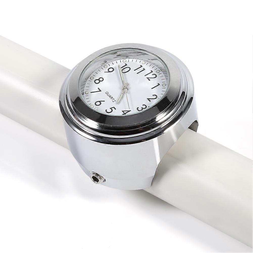 7/8" 1" Motorcycle Handlebar Mount Watch Precise Time Keeping Dial ...