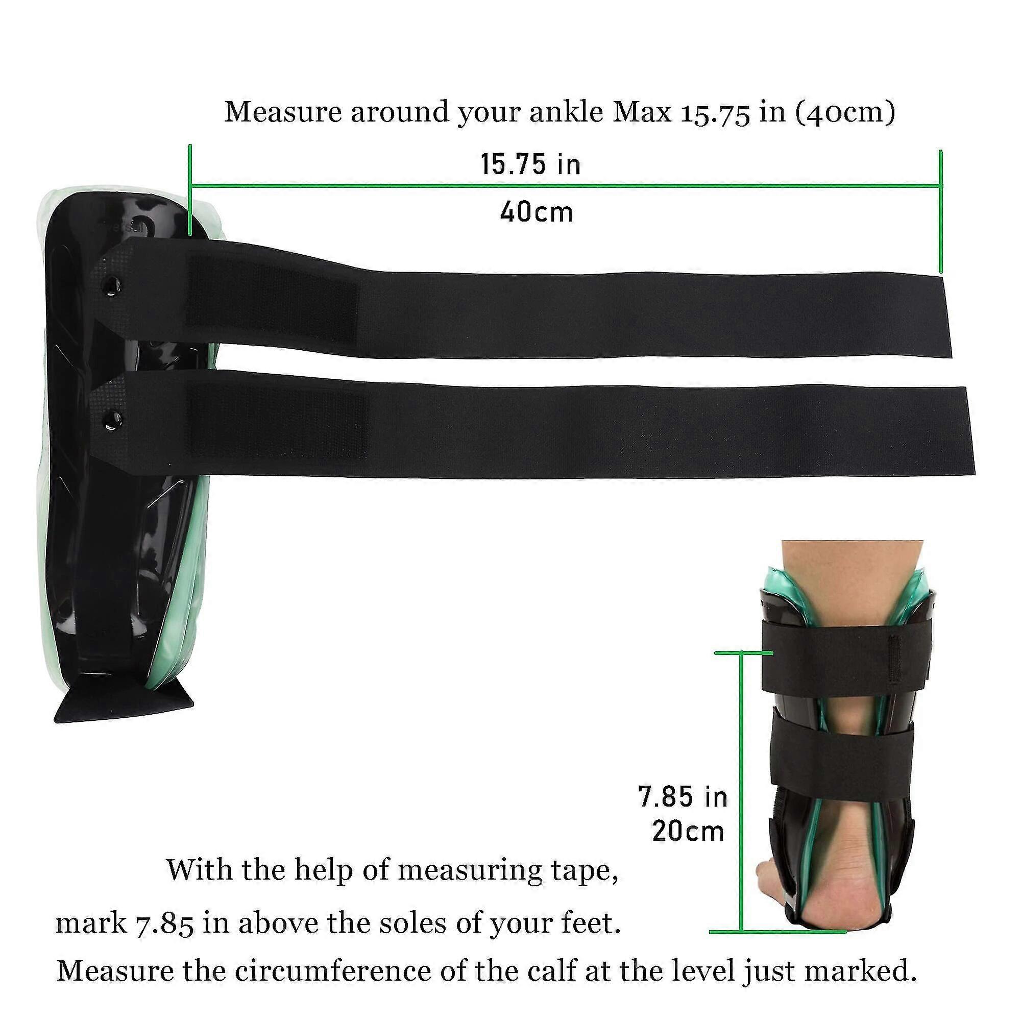 KOMZER Air Gel Ankle Brace, Stirrup Ankle Splint-Rigid Stabilizer for ...