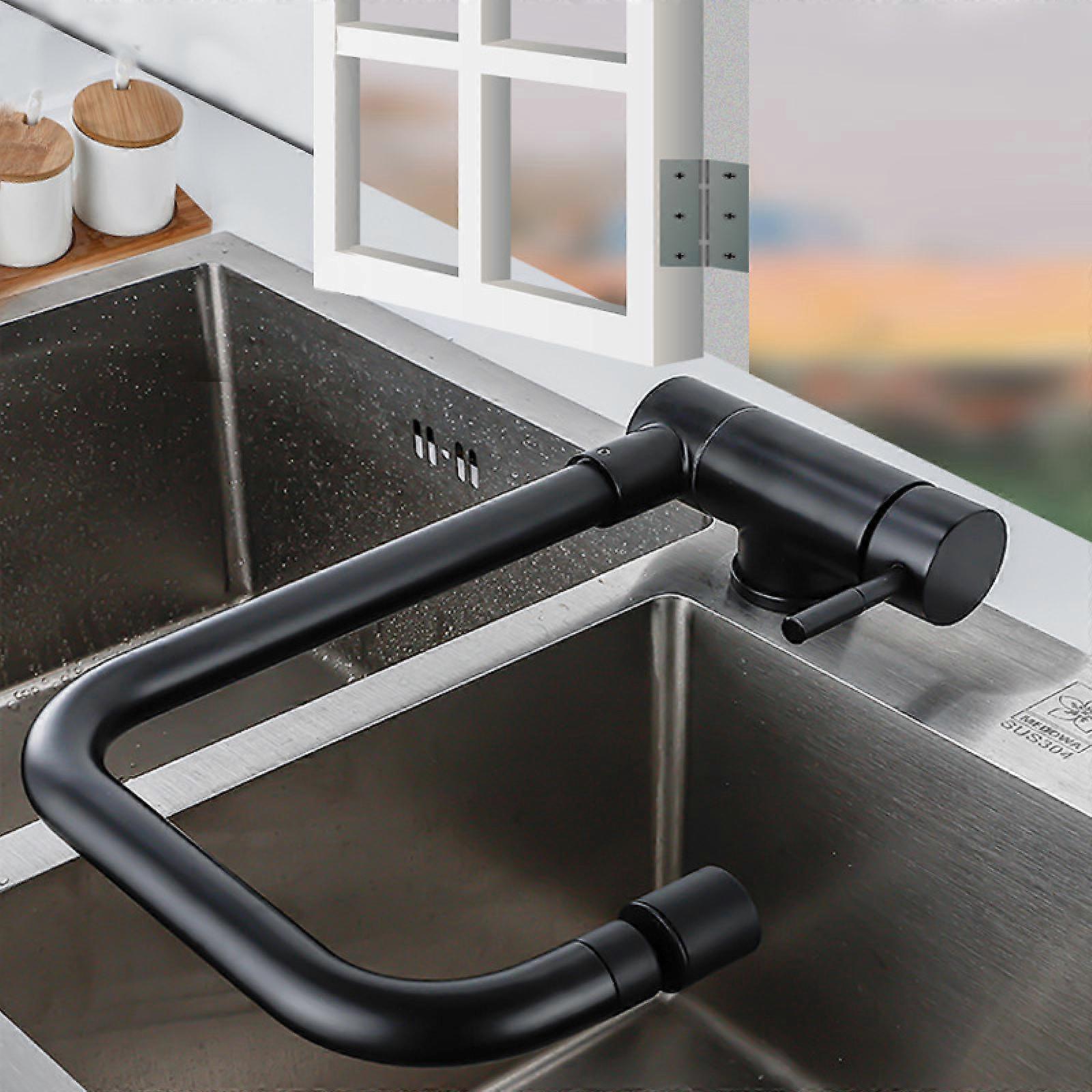 Foldable kitchen faucet, folding sink faucet, hidden kitchen faucet ...