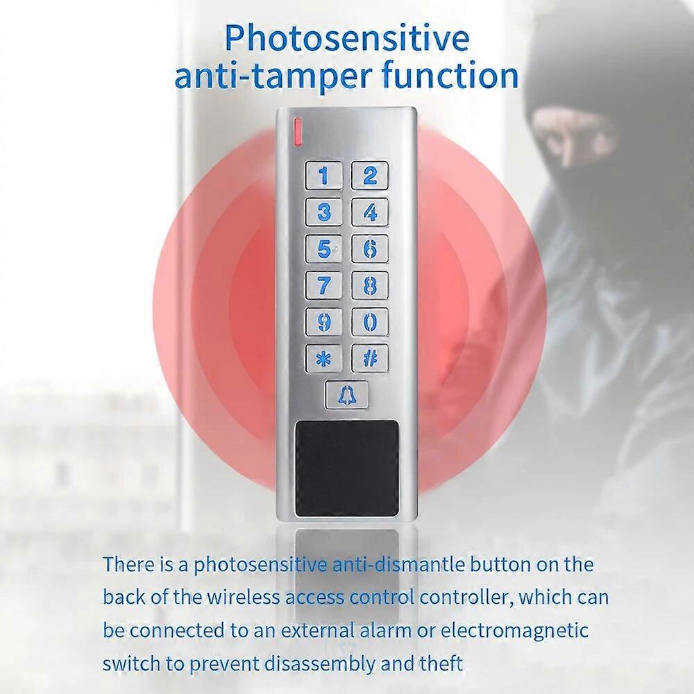 IP65 Waterproof DC 12V 433 Mhz Wireless Access Control Kit Battery ...