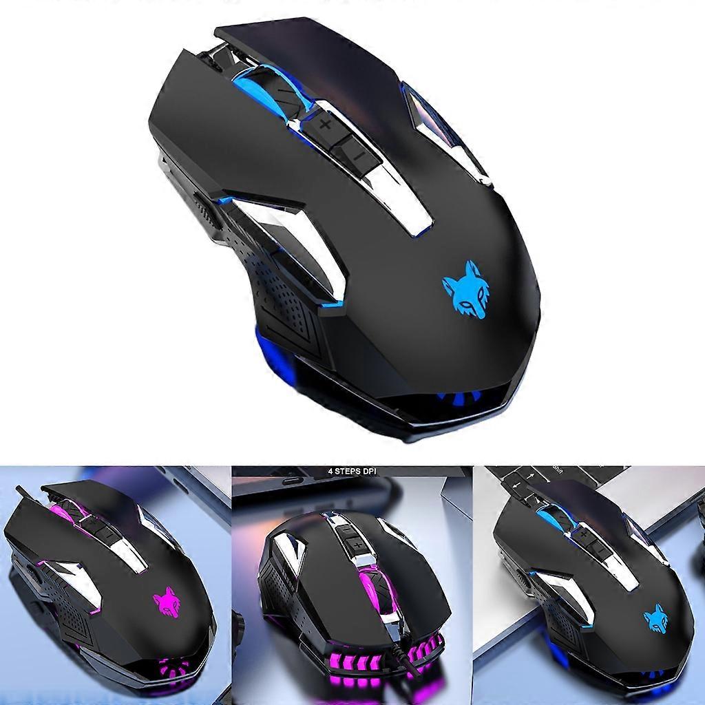 1000-6400DPI XYH19 Mechanical E-Sports Wired Mouse Gamer Mouse RGB ...