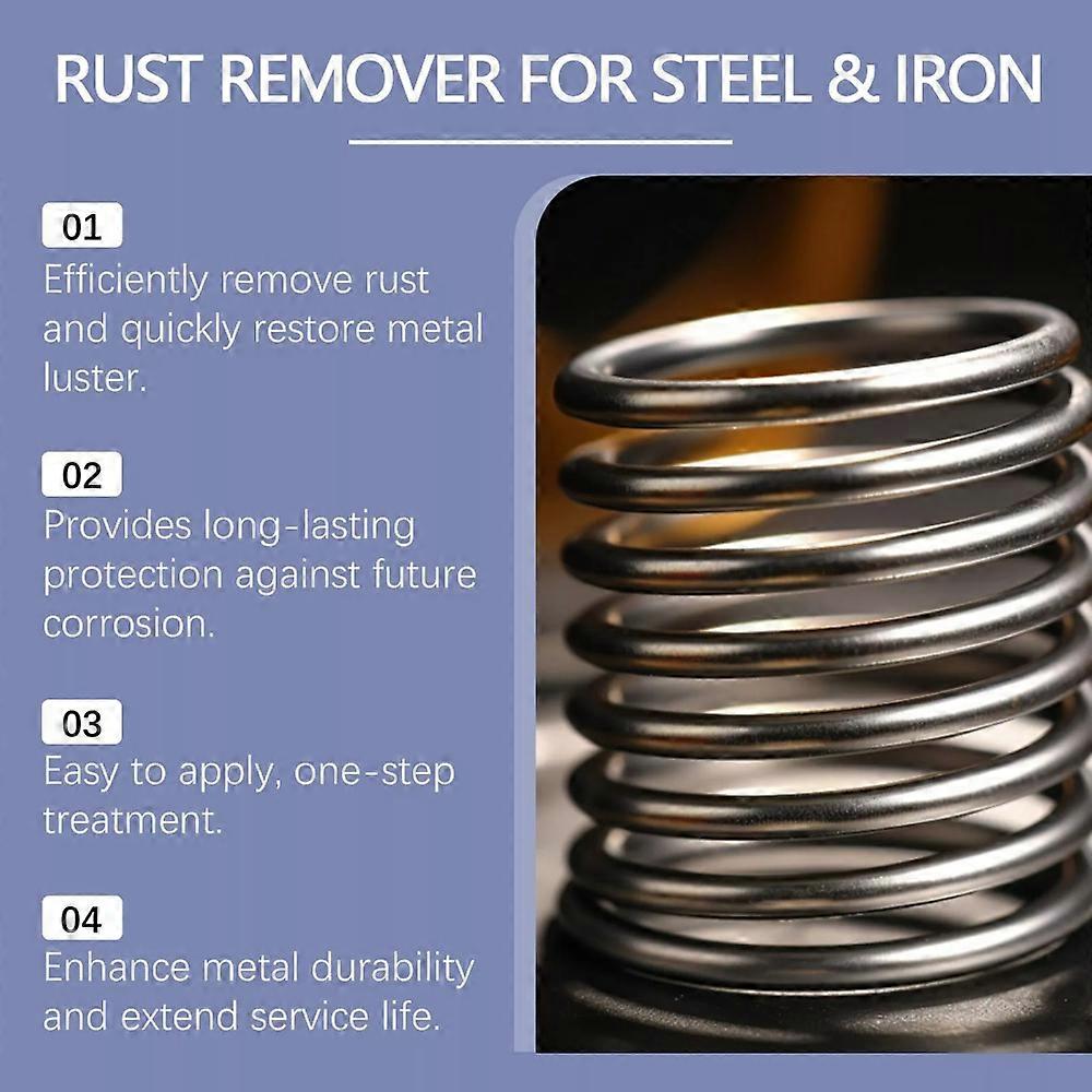 Heavy-Duty Metal Rust Remover Powerful Metal Rust Remover 500ml ...