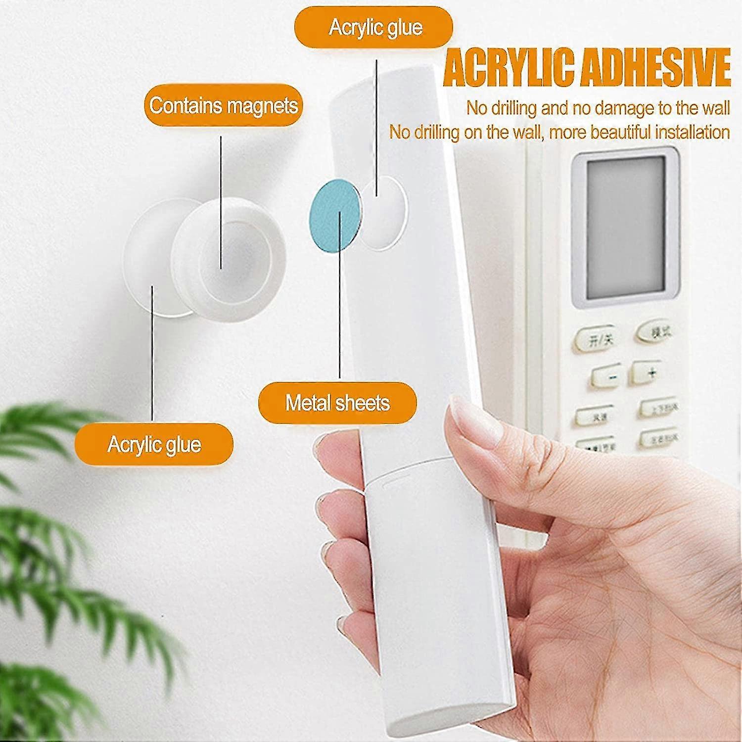 Magnetic Remote Control Holder, Wall Mount Remote Control Storage Shelf ...