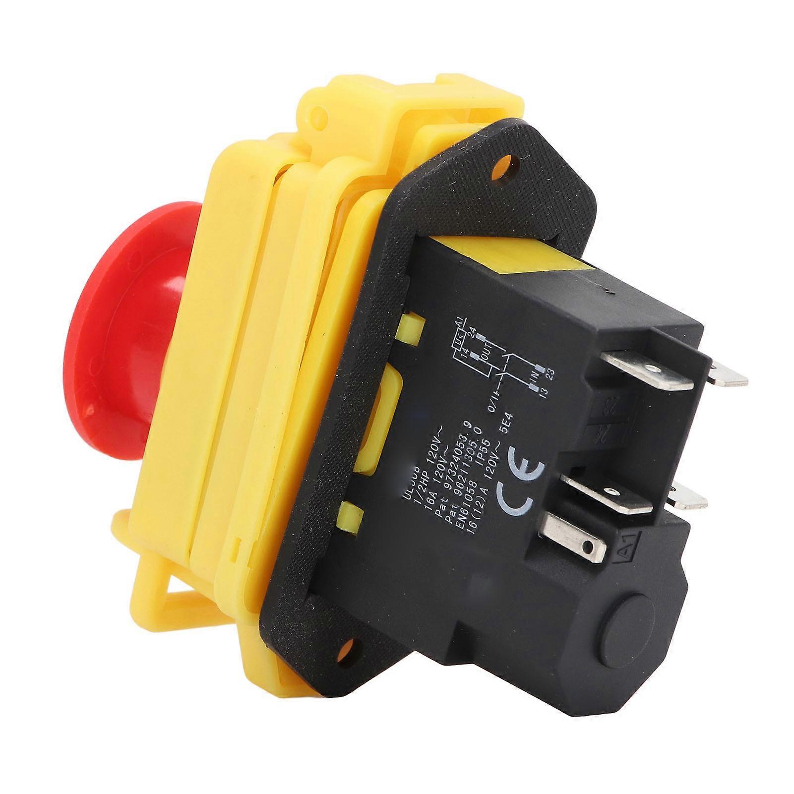 Electromagnetic Switch IP55 Waterproof 4P Push Button Switch for 0618 ...
