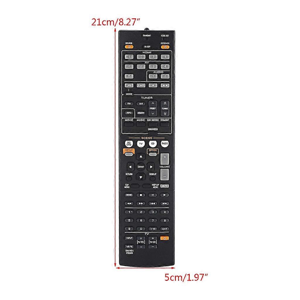 Updated RAV491 ZF30320 Replaced Remote Control for YAMAHA HTR-4066 RX ...