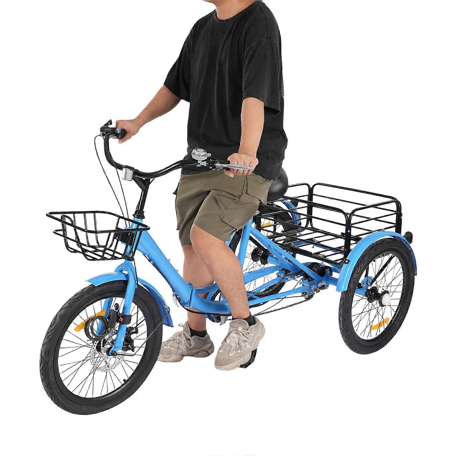 20 Inch Adults Foldable Tricycle with Lock | Fruugo UK