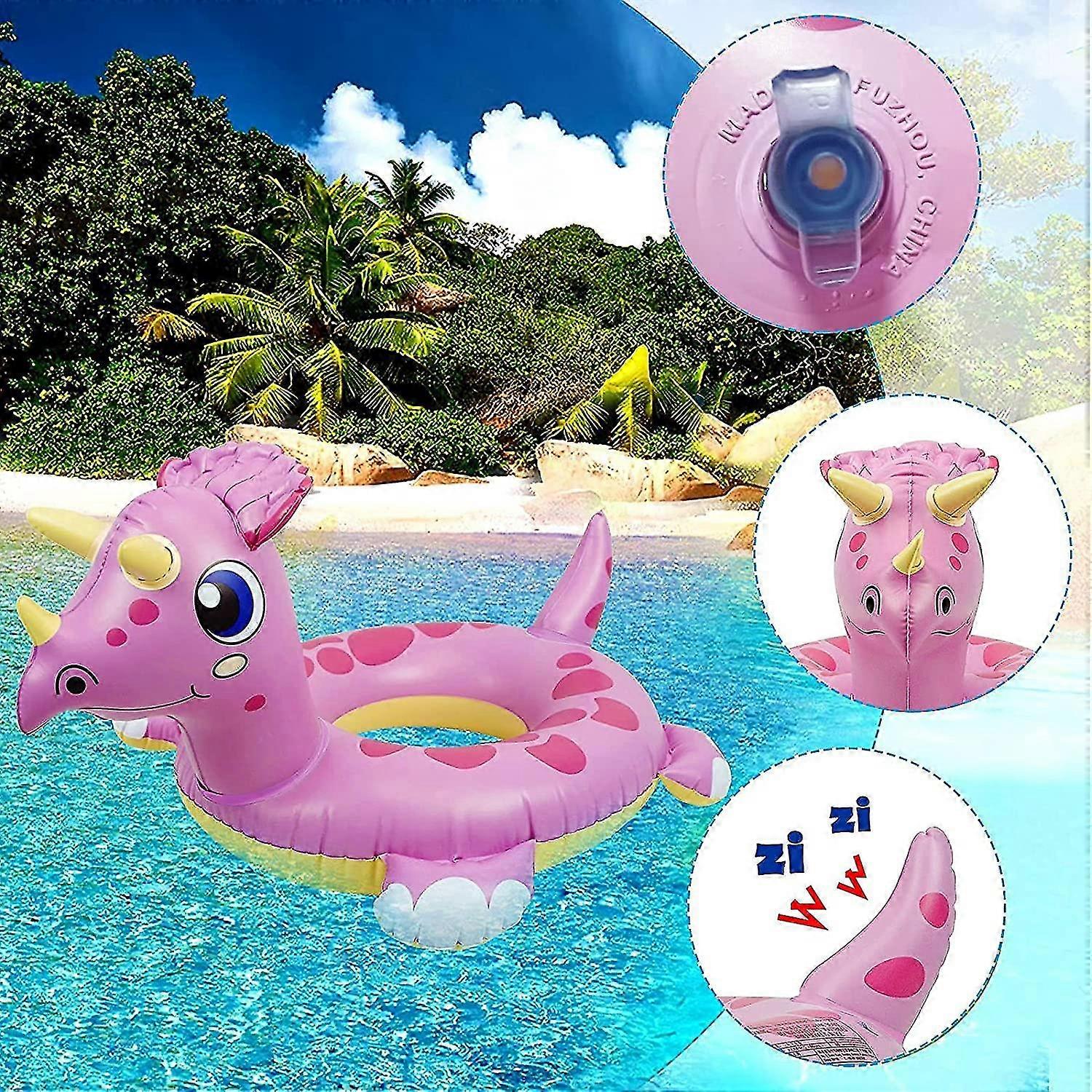 Dinosaur Swimming Pool Rings For Kids Pool Floats With A Zizi Sound ...