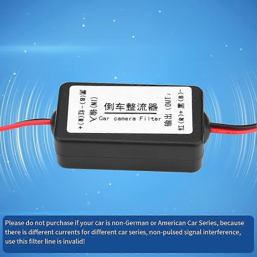 12V Rectifier, 12V DC Car Filter Rectifier Reversing Camera Power Relay ...