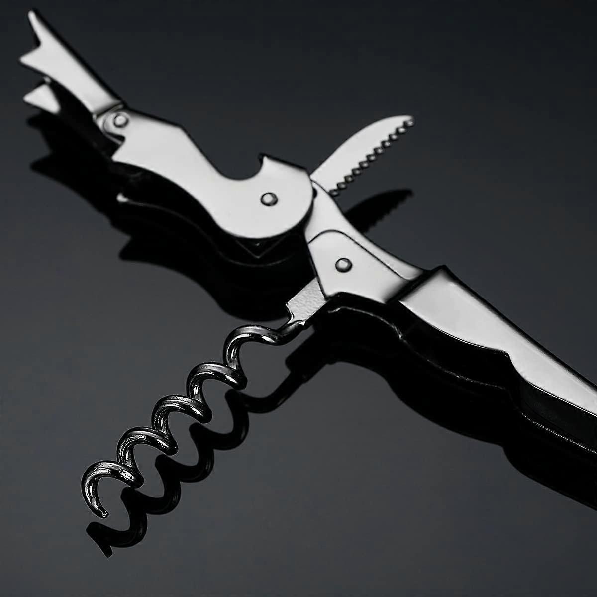Waiter Corkscrew Wine Key Wine Opener with Foil Cutter,Stainless Steel ...