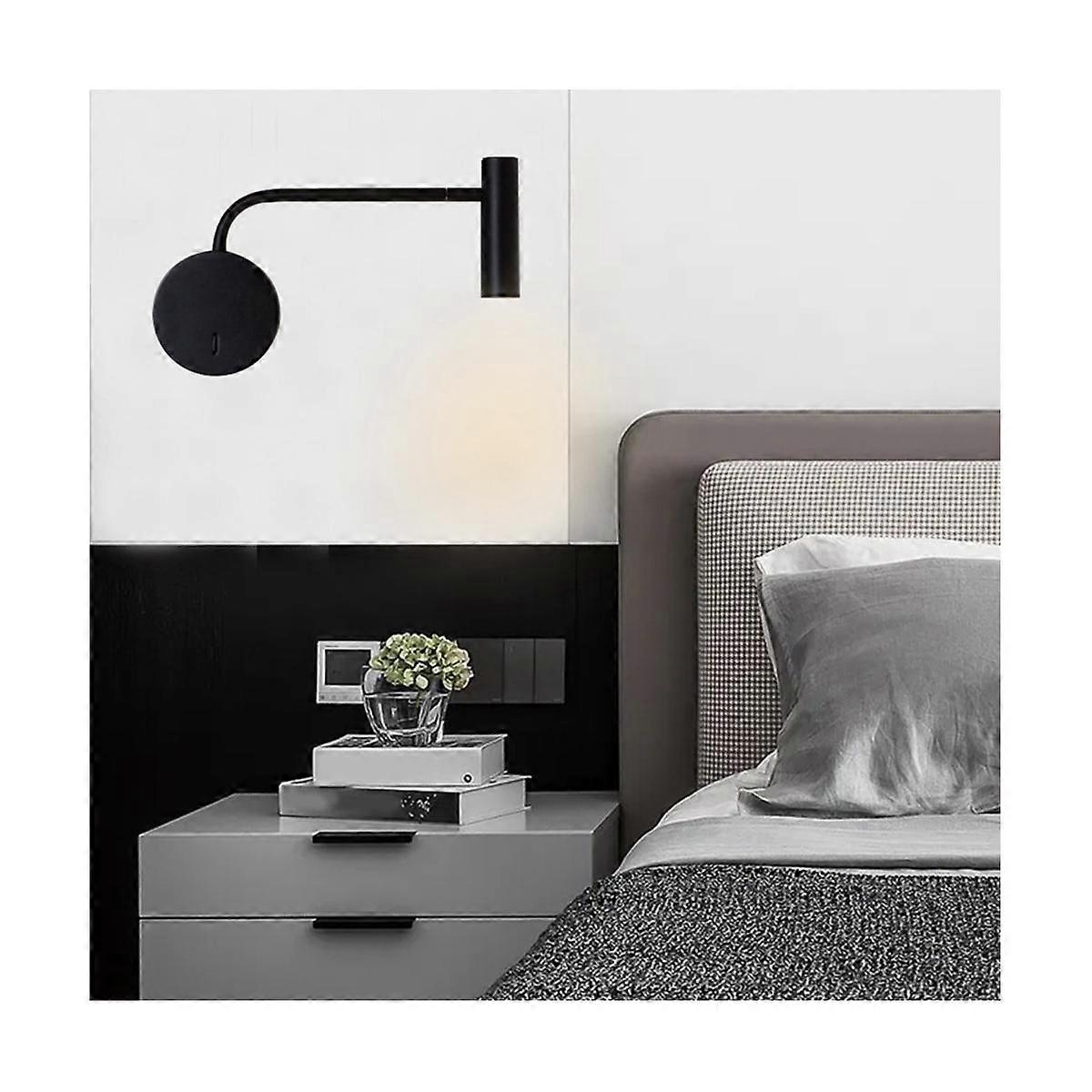 Hotel Room Reading Lamp with Switch Bedroom Exposed Bedside Lamp ...