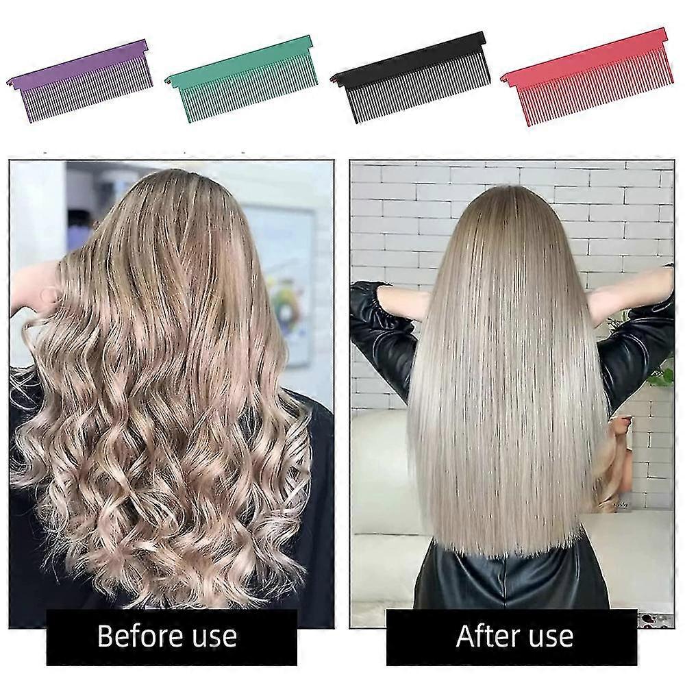 Flat Iron Comb Attachment, Straightening Comb For Hair, Hair ...