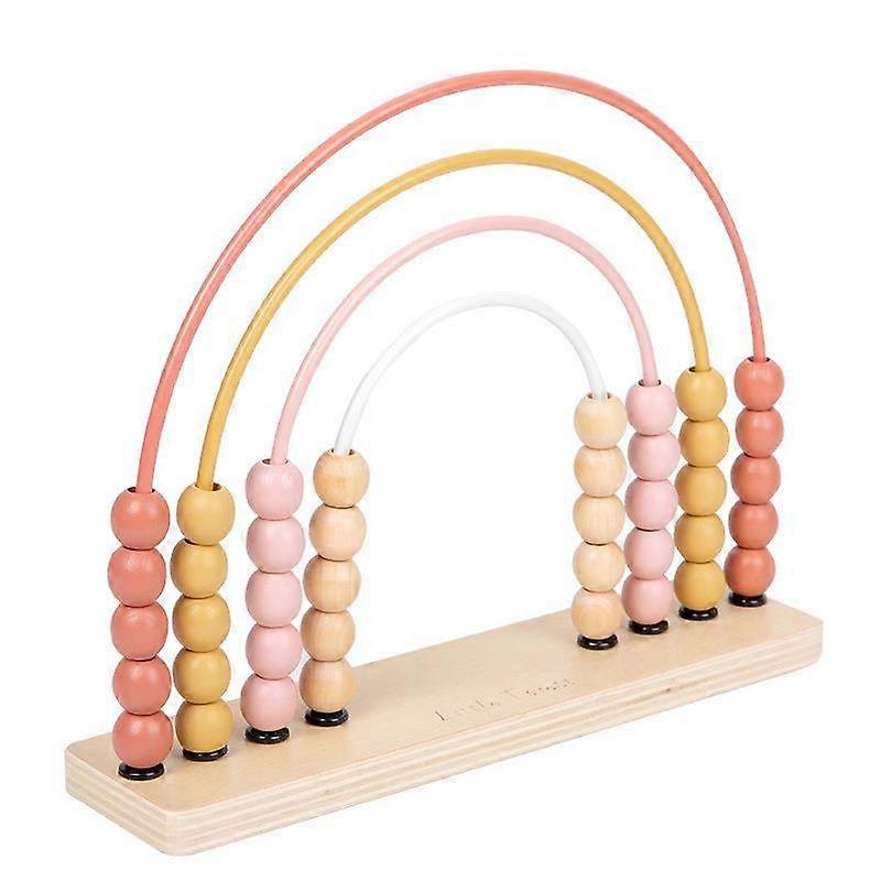 Children's wooden rainbow counting frame kindergarten rainbow counting ...