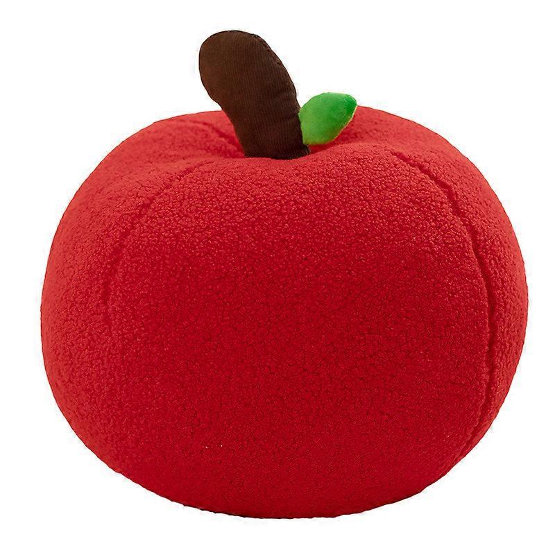 Red Fruit Pillow Plushies Toys Simulation Apples Doll Props Gift Style ...