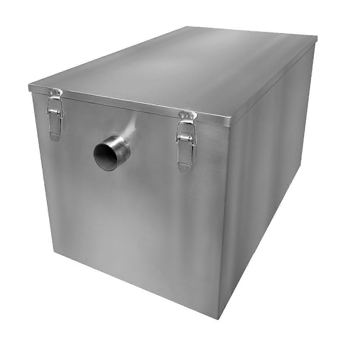 Commercial Grease Trap 120L Under Sink Interceptor 18KG Stainless Steel ...