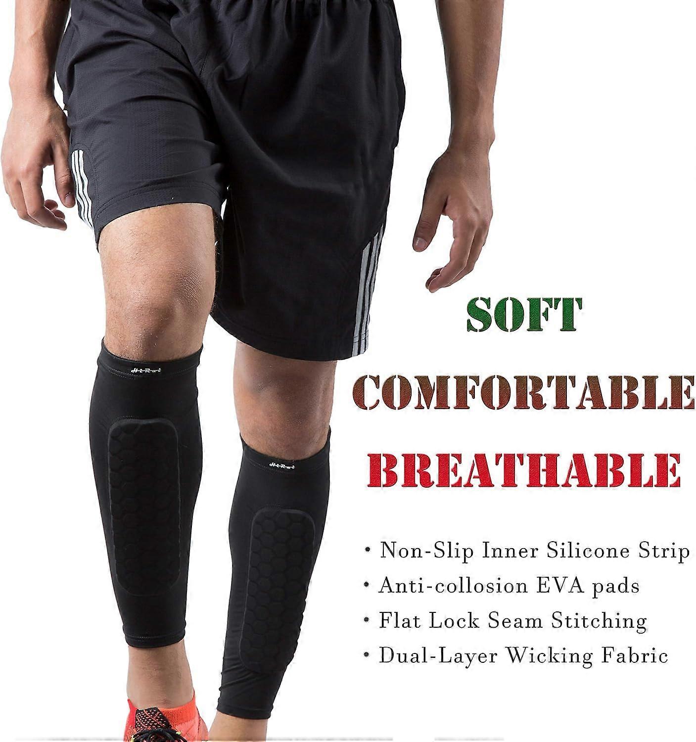 Soccer Shin Guards Shin Pads for Kids Youth Adult,Calf Compression ...
