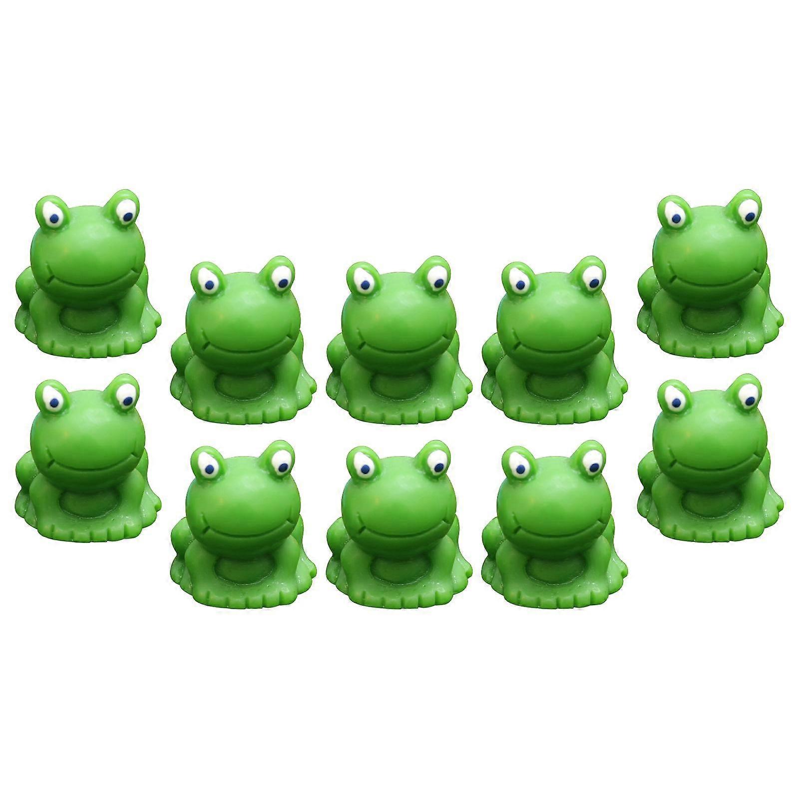 4x 10x Mini Frogs Garden Decor, Tiny Frog Figurines ,Frog Model ,Cute ...