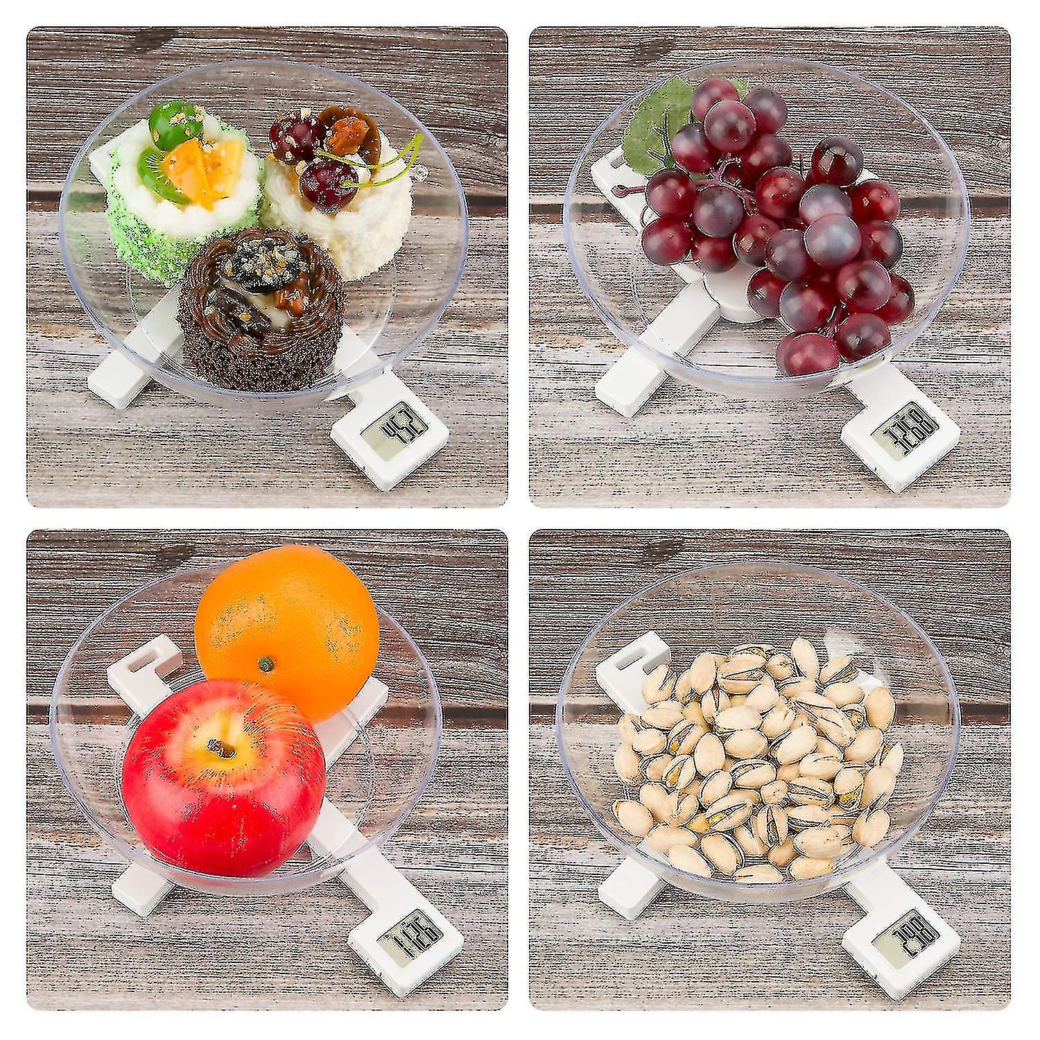 Compact Folding Digital Kitchen Scale, Highly Accurate Portable Food ...
