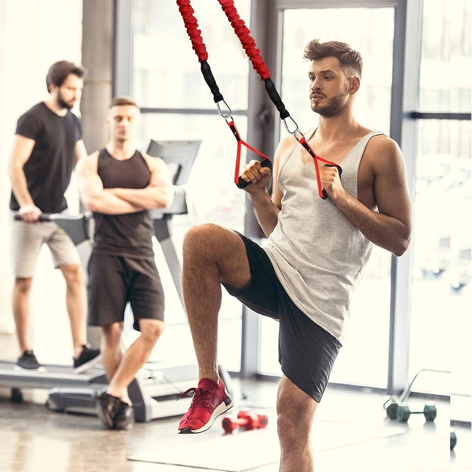 4pcs Pull Handles Resistance Bands Upgrade Foam Handle Replacement ...