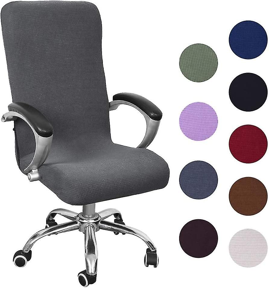 Universal Office Chair Cover Stretch Microfiber Washable Office Chair ...