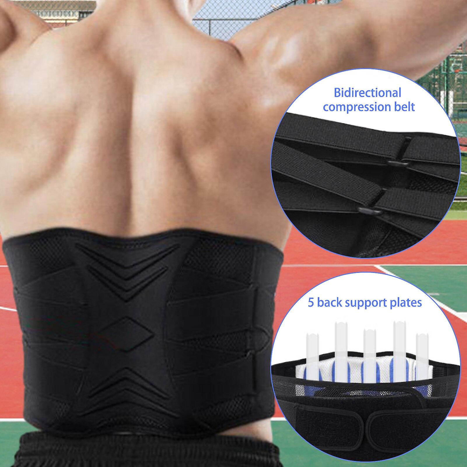 Back Brace For Lower Back Pains Relief Breathable Waist Lumbar Belt ...