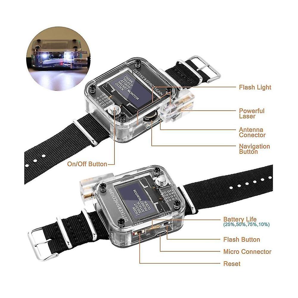 Deauther Watch V3 Esp8266 Programmable Development Board Wearable ...