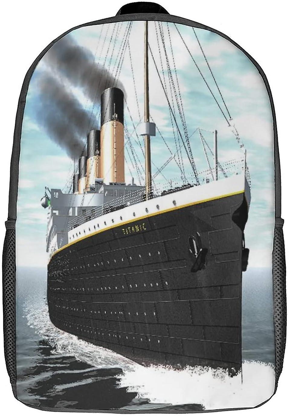 GENBAK Titanic Kids Backpack Fashion Fun Backpack Book Bag For Boys And ...