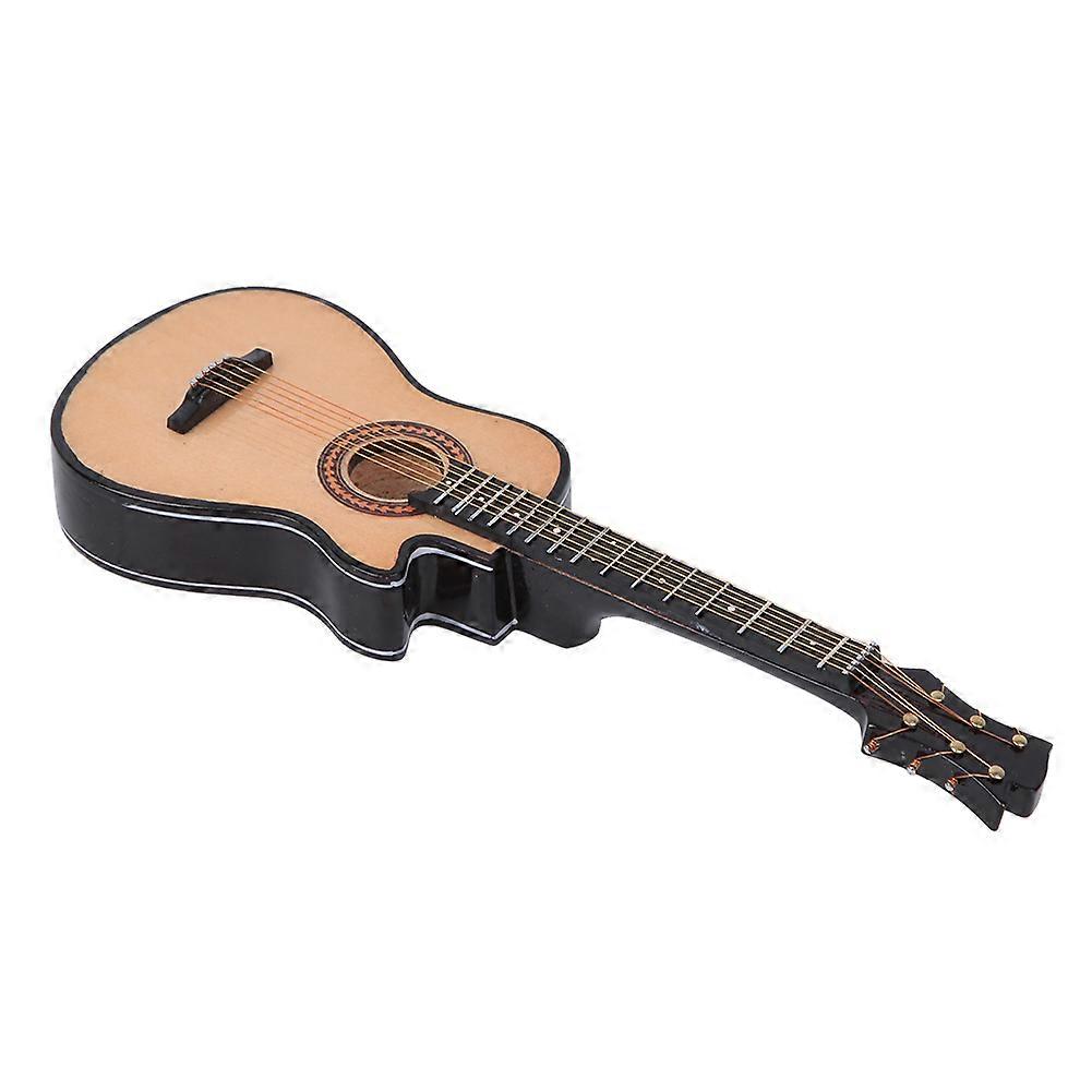 Miniature Acoustic Classical Guitar Model Mini Wooden Guitar Desktop ...