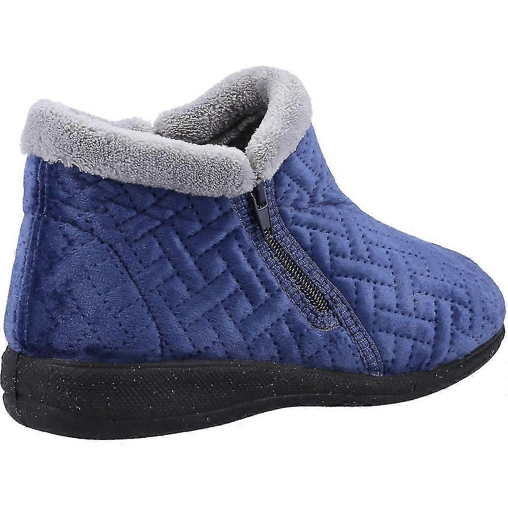 Fleet & Foster Womens Perendale Insulated Zip Up Slippers | Fruugo UK