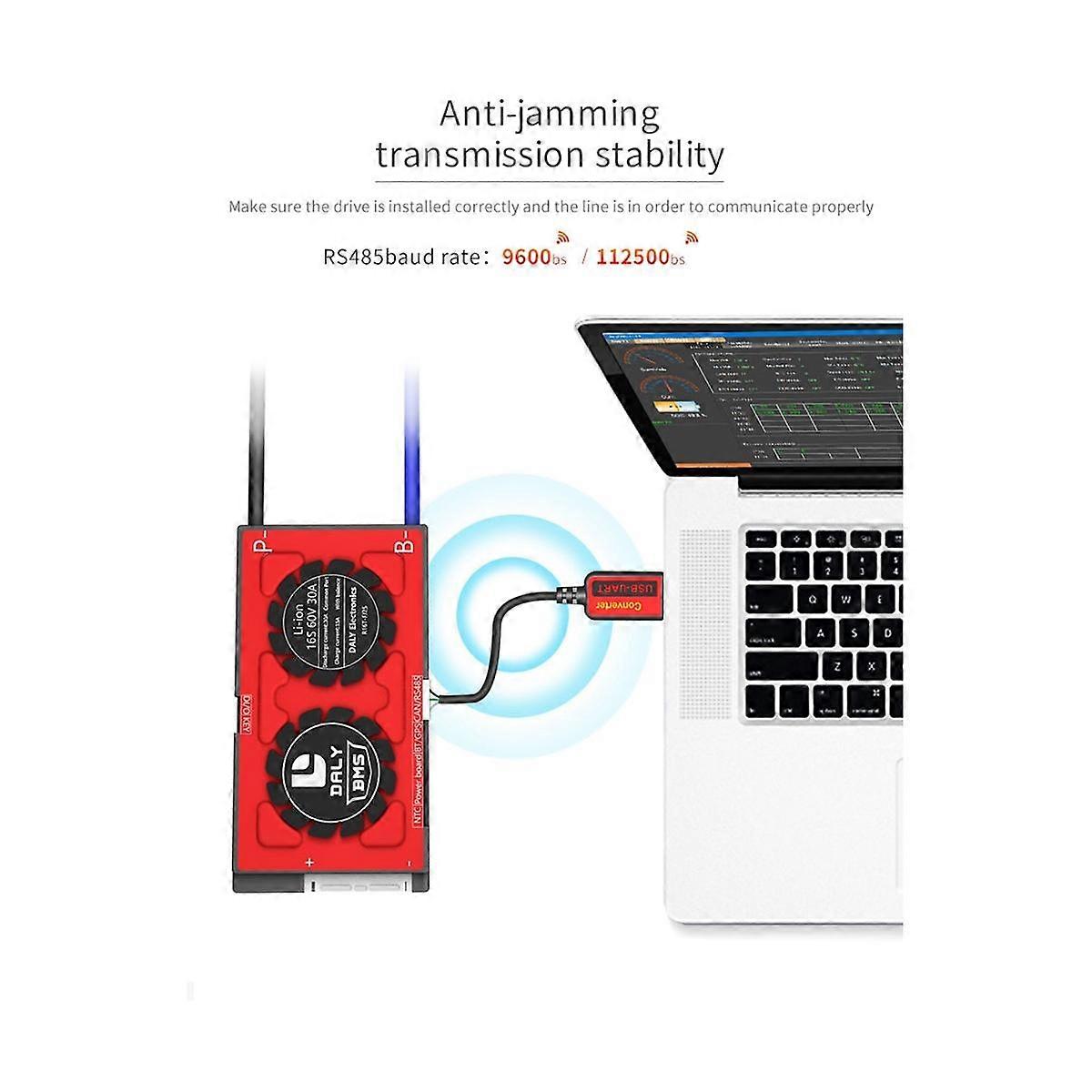 BMS USB- UART Communication Protocol to PC for LiFePO4 - LTO Battery 4S ...