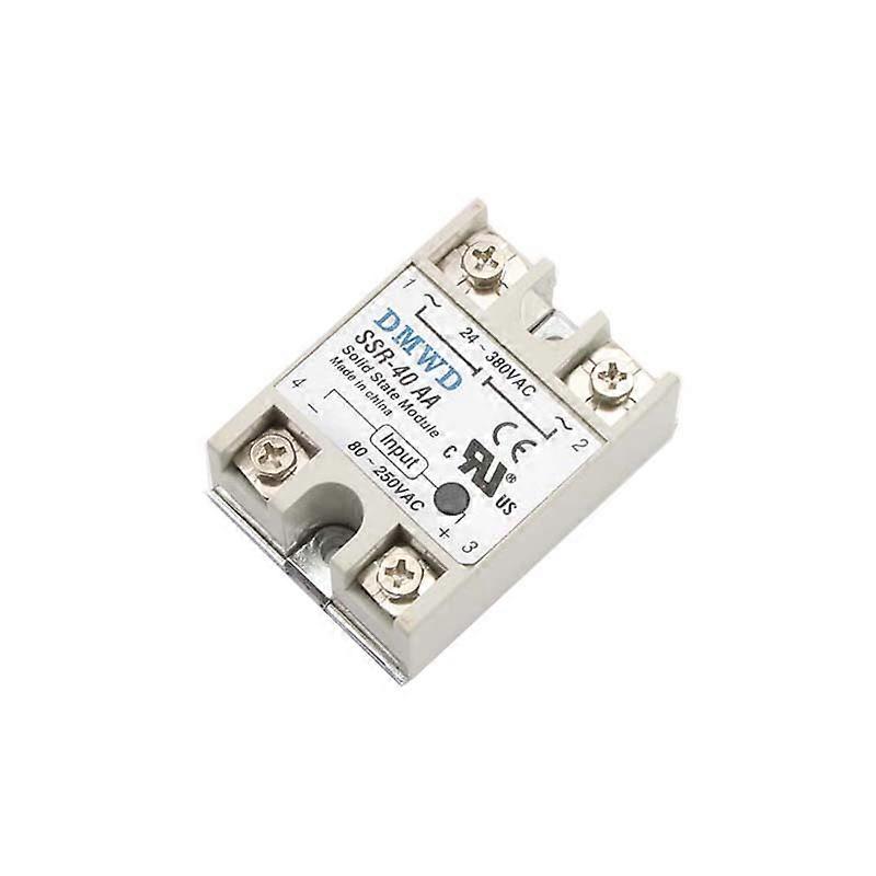 1Pcs Solid State Relay SSR-10AA SSR-25AA SSR-40AA 10A 25A 40A AC Control AC Relais 80-250VAC TO ...